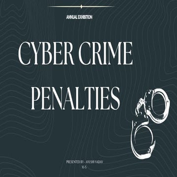 Cyber Crime Penalties in India Under IPC | PDF
