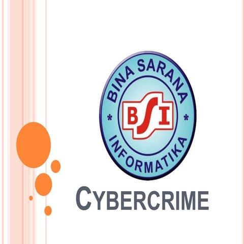 Cybercrime Ppt | PPT