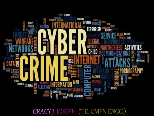 Cyber crime | PPTX | Crime & Harmful Acts to Individuals, Society ...