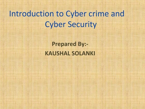Cyber Security PDF in Hindi - Cyber Security Guide in Hindi | PDF