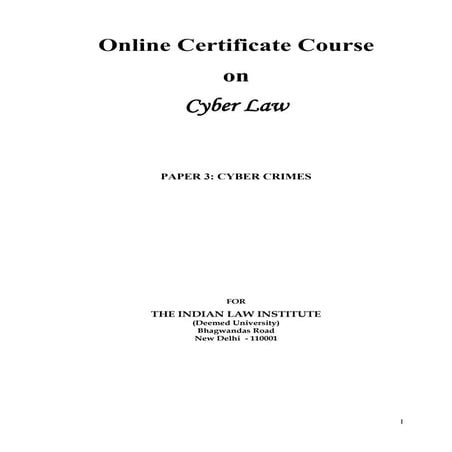 International convention on cyber crime | DOCX