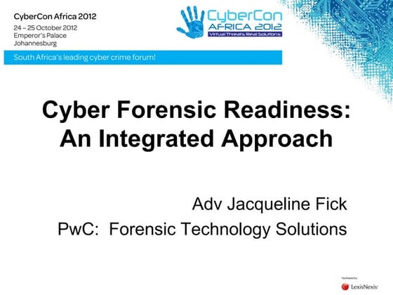 cyber security and forensic tools | PPT