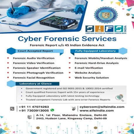 Cyber forensic services | PDF