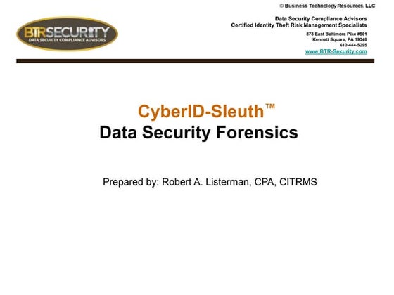 CyberID-Sleuth | PPT