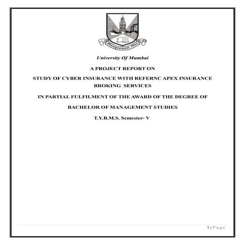 Cyber insurance | PPT