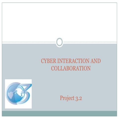 Cyber interaction and collaboration | PPT