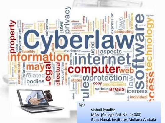 Cyber Law And Ethics | PPTX