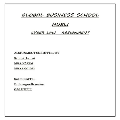 Cyber law cases and sections(1) | PDF