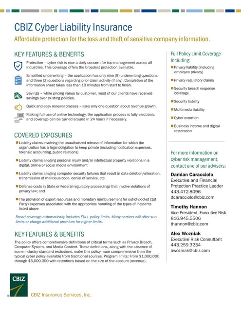 Cyber Insurance - The Basics | PPT