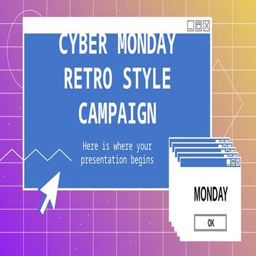 Cyber Monday Retro Style Campaign by Slidesgo.pptx