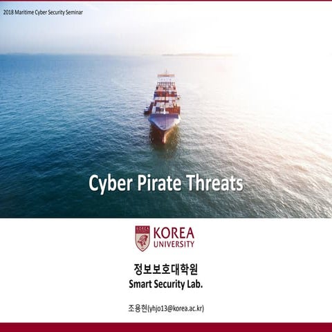 Cyber Pirate Threats in Maritime Industry | PDF
