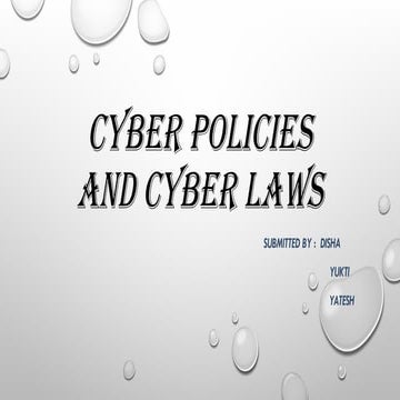 CYBER POLICIES AND CYBER LAWS presentation.ptx