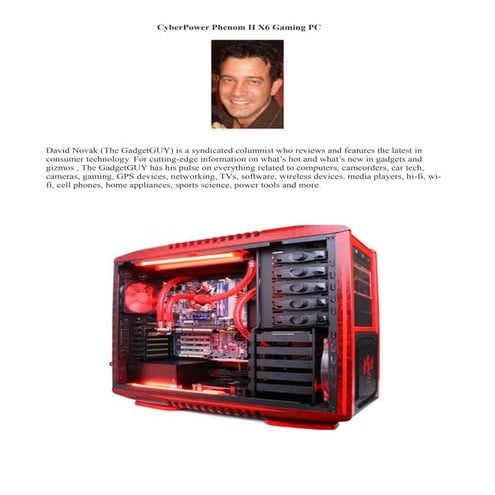 CyberPower phenom ii x6 gaming pc david novak (thegadgetgu-ycolumn.com ...