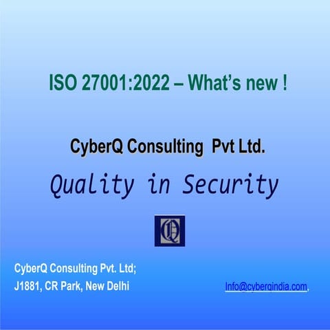 ISO 27701:2022 Data Privacy New Version Presentation | PDF