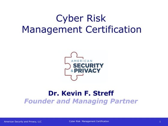 Security Manager - Slides - Module 11 Powerpoint Presentation | PPT
