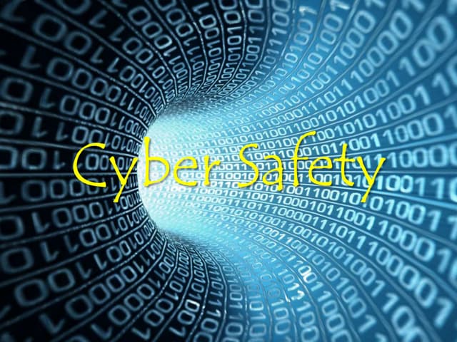 Presentation on cyber safety | PPTX