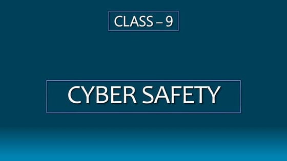 Ethics and safety measures in Computing | PPTX