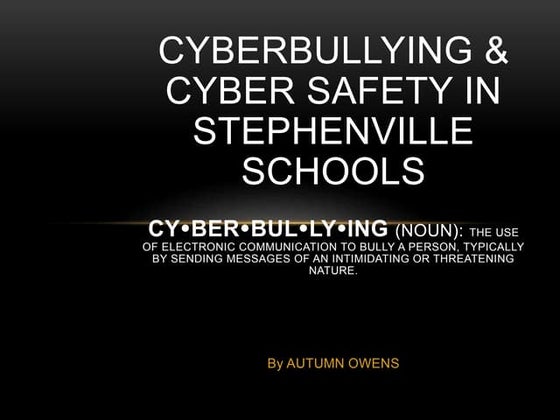 Cyber bullying | PPT