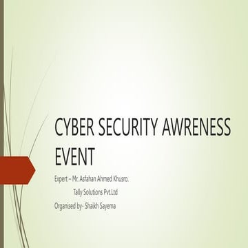 Cyber Security Awareness for safety.pptx