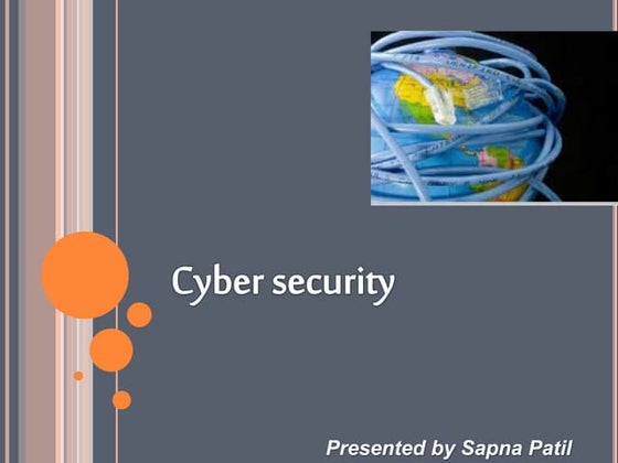 Introduction-to-Cyber-Security presentation.pdf | Information and Network Security | Computing