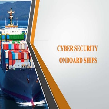 Maritime Cyber Security Education | PPTX