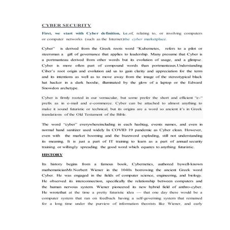 Cyber security | PDF