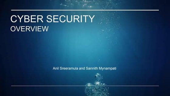 Sannith Reddy presentations