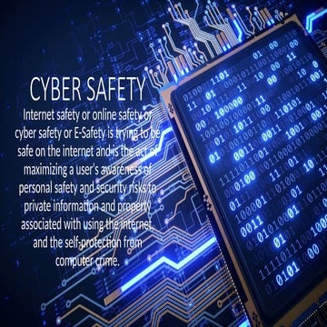 Presentation on cyber safety | PPTX