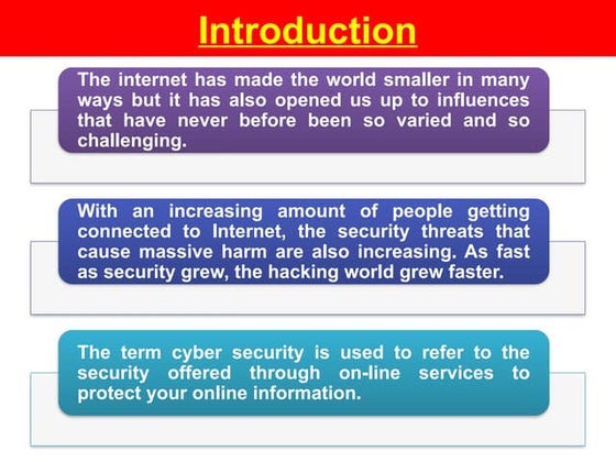 Cyber security beginner level presentation slide | PPTX