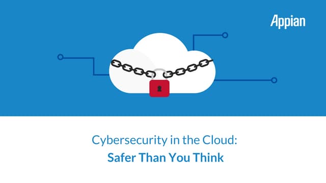 Cybersecurity In The Cloud Safer Than You Think Ppt