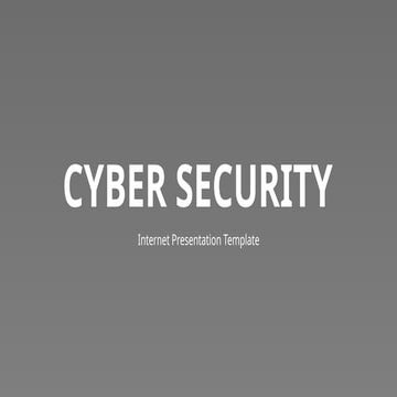 Cyber Security - Internet Presentation Template.pptx