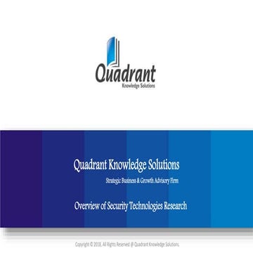 Quadrant Knowledge Solutions - Cyber Security, Network Security, Risk ...