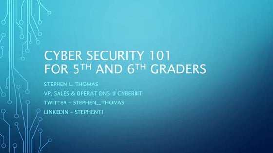 Presentation on cyber safety | PPT