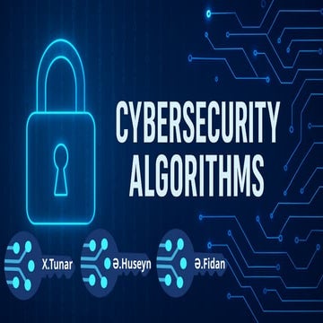 Cybersecurity Algorithms Presentation.pptx