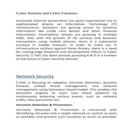 Cyber Security and Cyber Forensics.docx