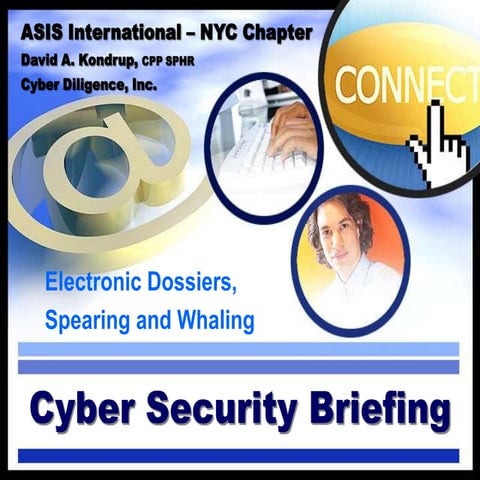 Cyber Security Briefing Asis Nyc 10 18 12 | PPT