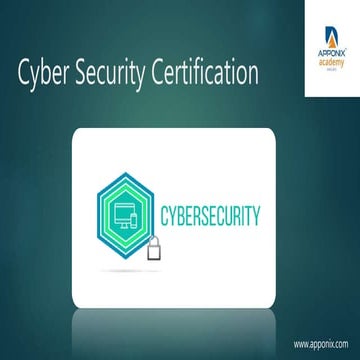 Cyber security certification | PPT