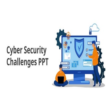 Cyber Security Challenges PowerPoint Slides Template | PDF