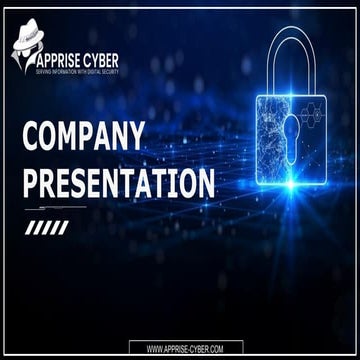 Cyber Security company in Pakistan - Apprise Cyber.pdf