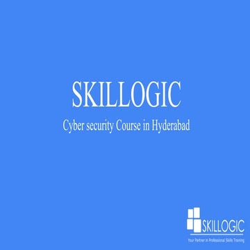 Cyber Security Course in Hyderabad February 2024 | PPT