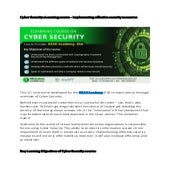 Cyber Security eLearning course - Implementing effective security measures