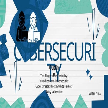 Cybersecurity For kids in Powerpoint format | PPTX
