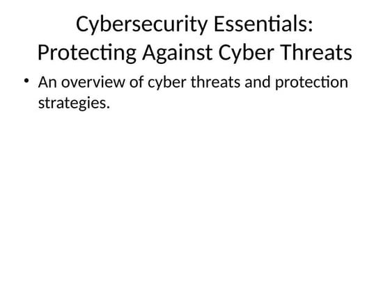 Cybersecurity_Issues and challenges.pptx