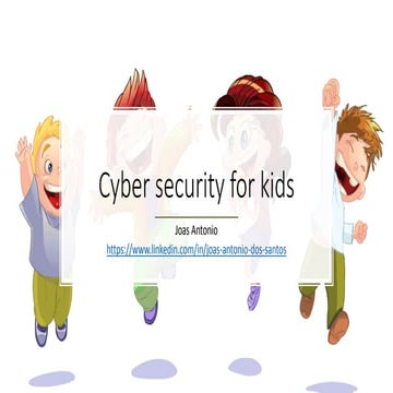 Cyber security for kids | PPTX