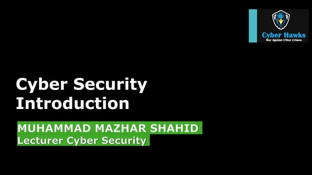 Cyber Security Introduction Project Comprehensive Pdf Internet