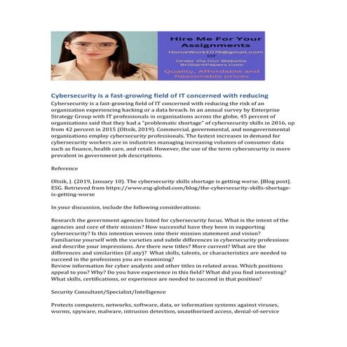 Top 5 Cyber Security Careers | PDF