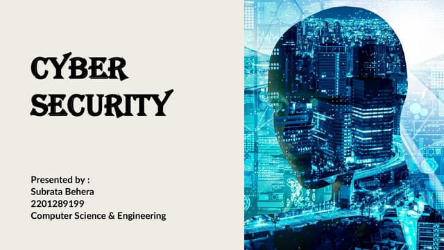 CYBER SECURITY DEFINITION AND TYPES.pptx