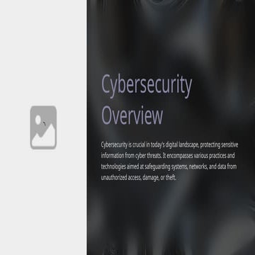 Cybersecurity Overview and importance.pptx