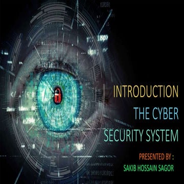 Cyber Security system | PPT