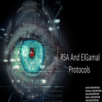 RSA Algorithm | PPTX